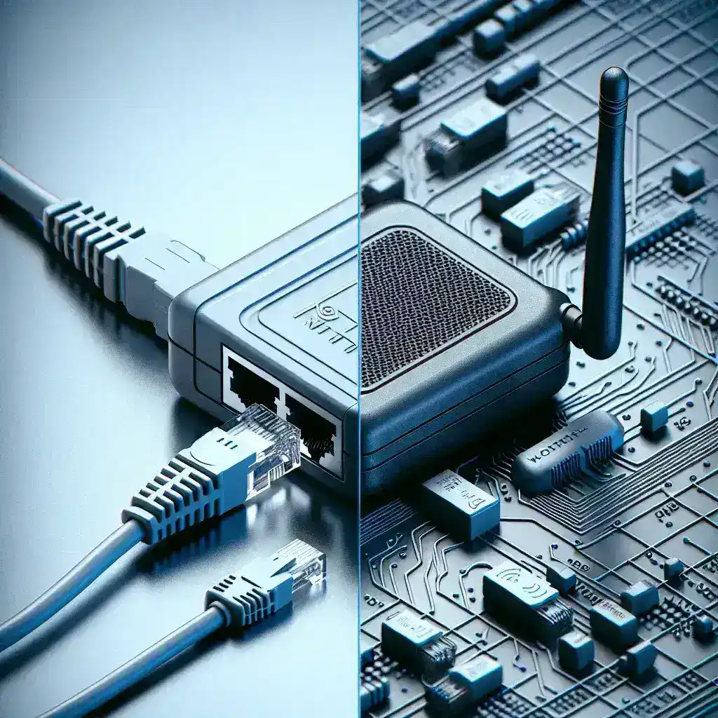 What is the difference between a wired and a wireless network adapter ...